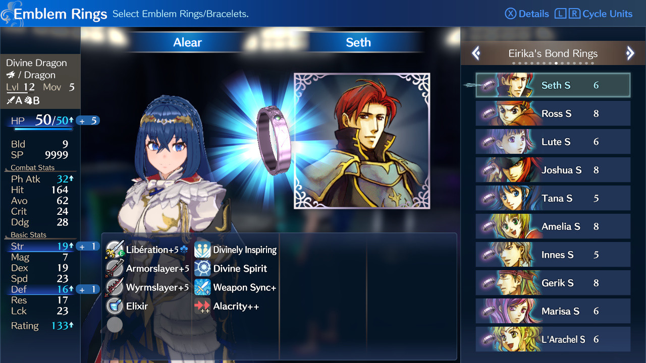 Good Bye ABC Rings! Hello S-Rings! Mod for Fire Emblem Engage | FEE Mods