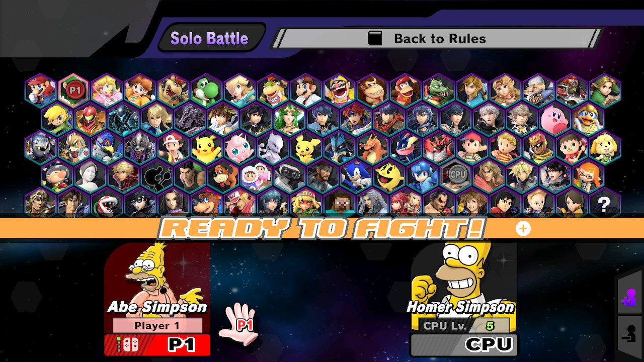 Abe Simpson Mod for Super Smash Bros. Ultimate | SSBU Mods