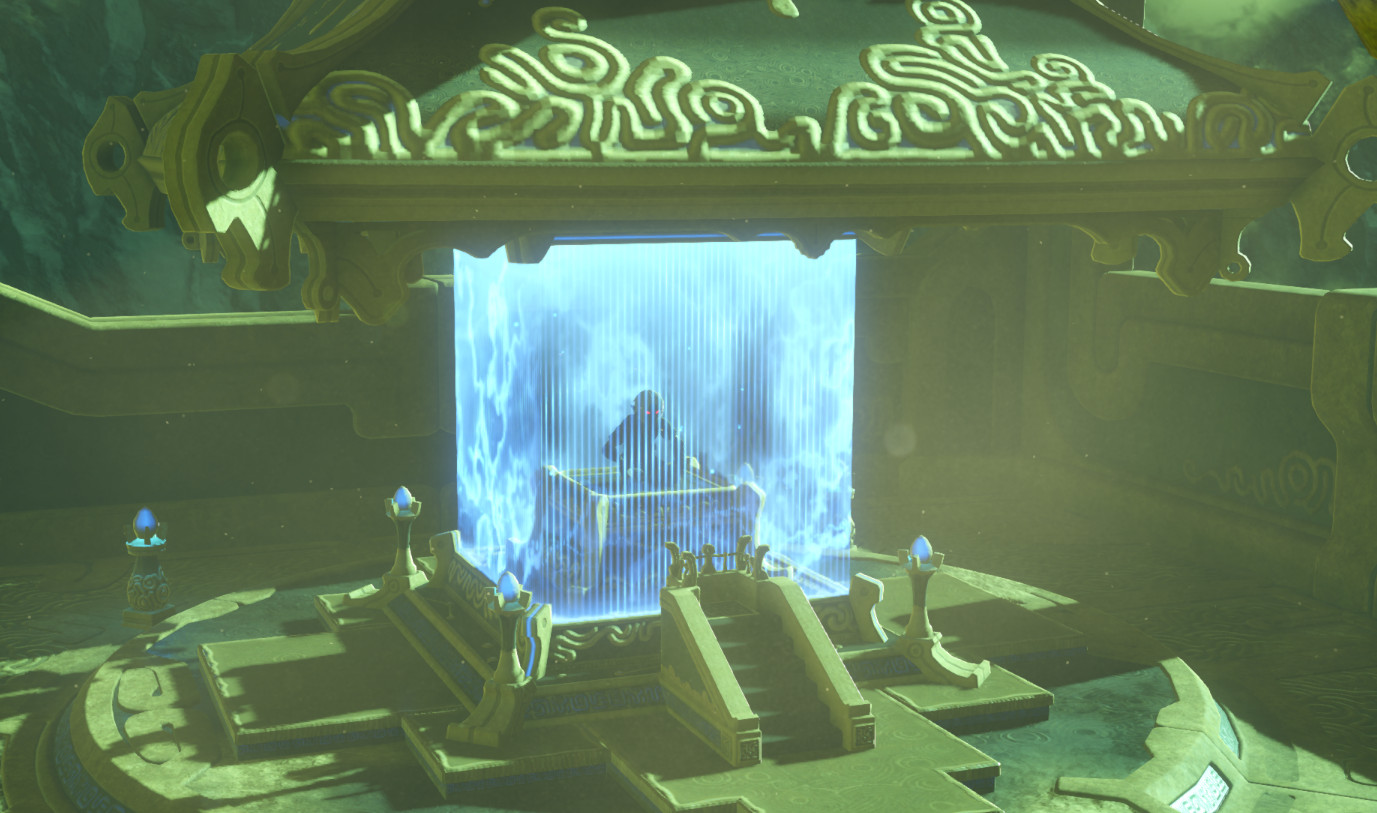 Dark Link over Monk Maz Koshia Mod for The Legend of Zelda: Breath of ...