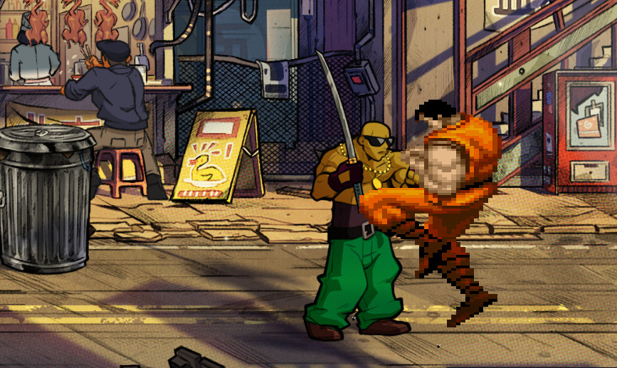 Guy over Axel sor2 Mod for Streets of Rage 4 | SOR4 Mods