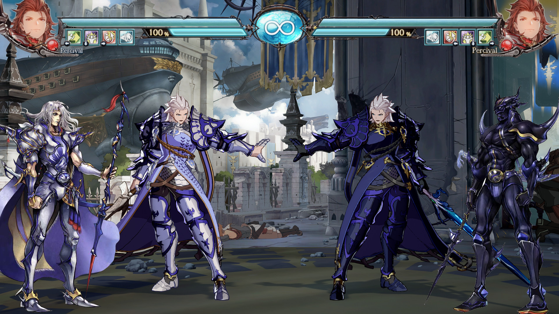 Cecil Harvey inspired color for Percival (1-8) Mod for Granblue Fantasy ...