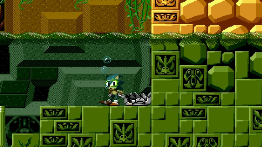 Goggles over Bubble Shield Mod for Sonic the Hedgehog Forever | S1F Mods