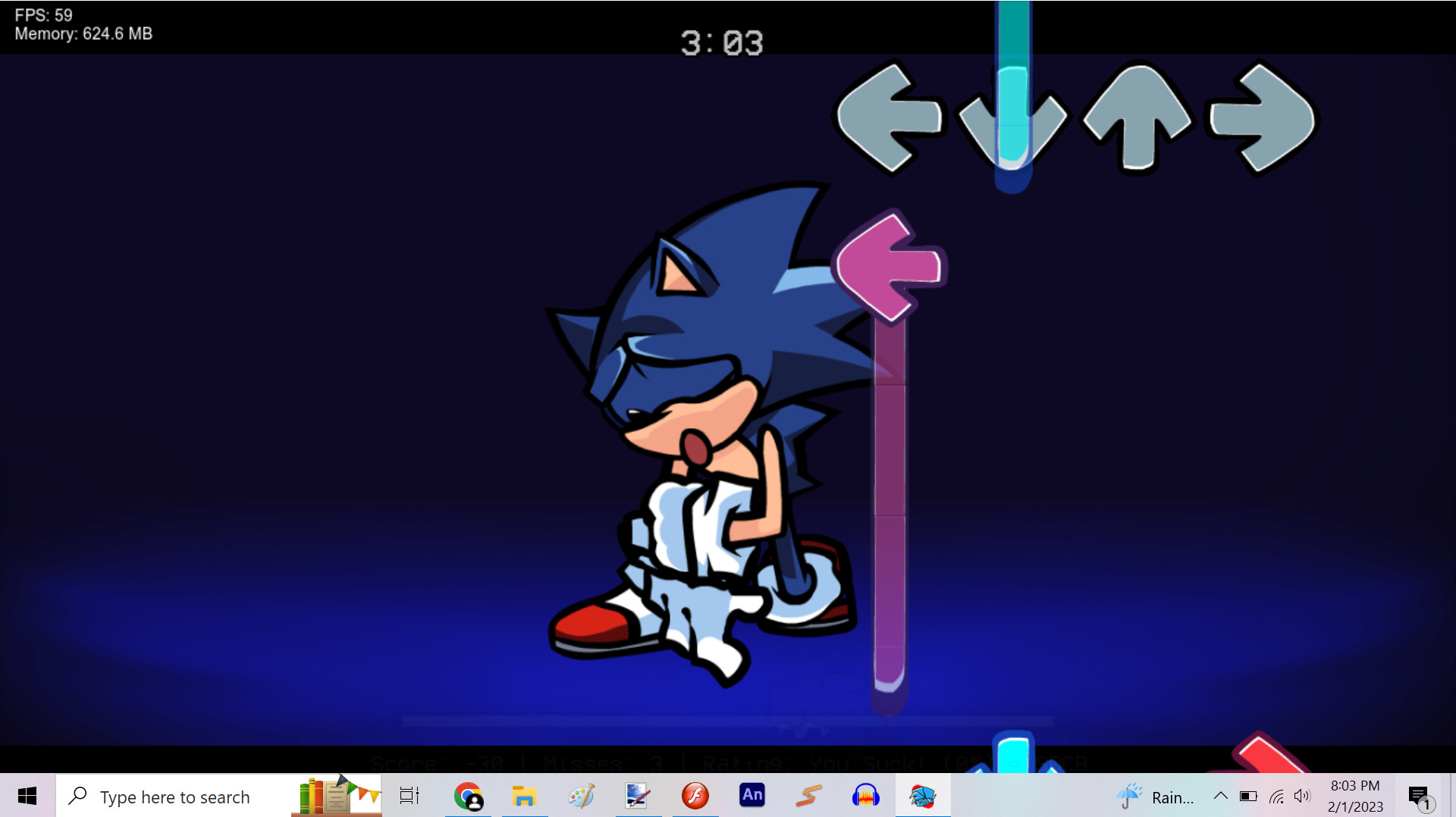 Chaos Nightmare - Sonic Vs. Fleetway Reanimated Mod for Friday Night ...