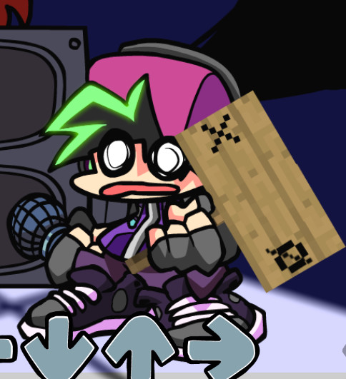 Bf Neo Reskin! (Bf Neo With Minecraft Sign) [Friday Night Funkin'] [Mods]