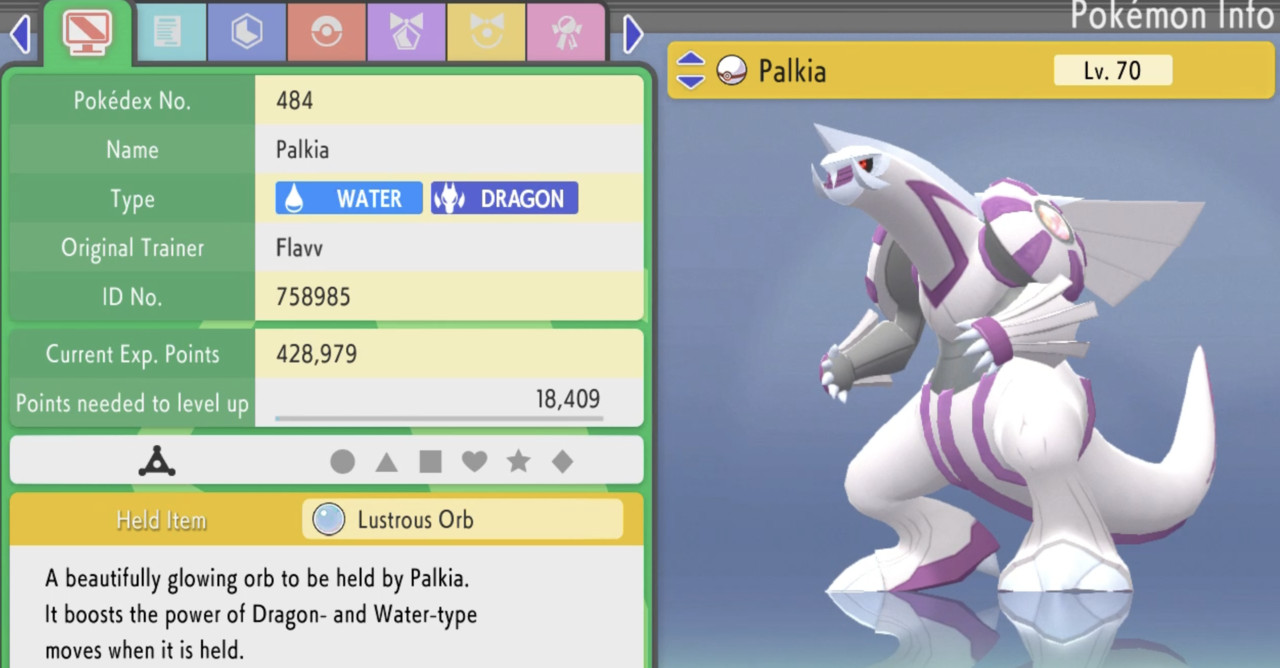 Palkia anime cry Mod for Pokemon Brilliant Diamond and Shining Pearl ...