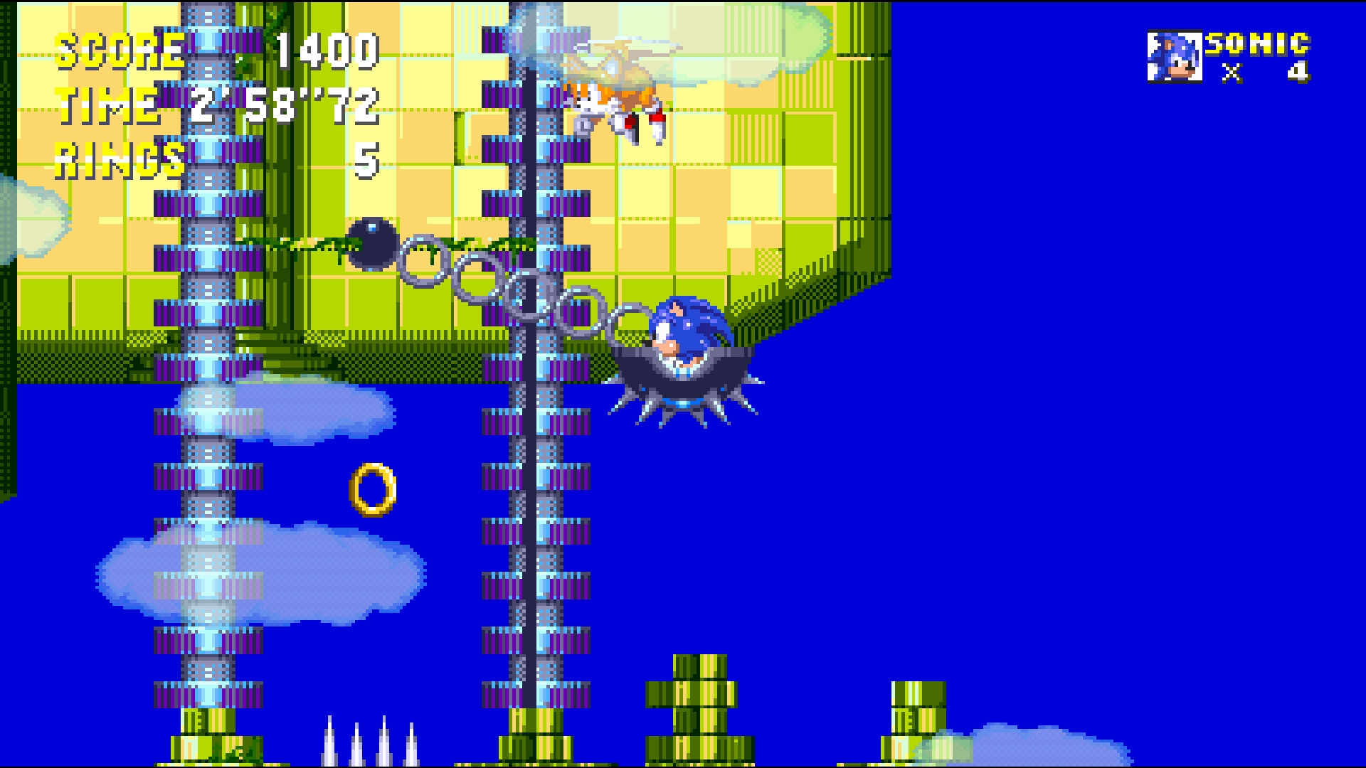 Sky santuary green dark palette (Mania palette) Mod for Sonic 3 A.I.R ...