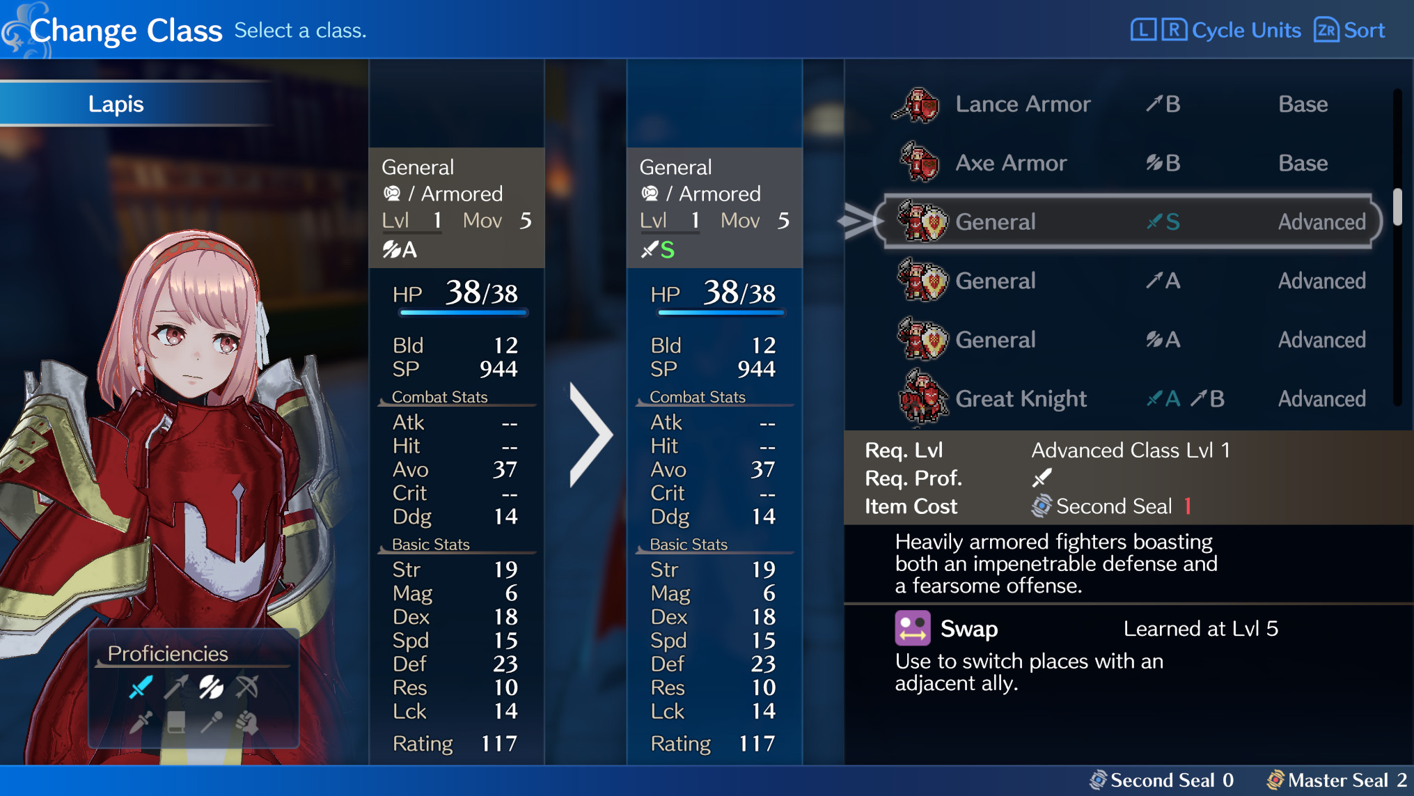 General has 5 base Movement [Fire Emblem Engage] [Mods]