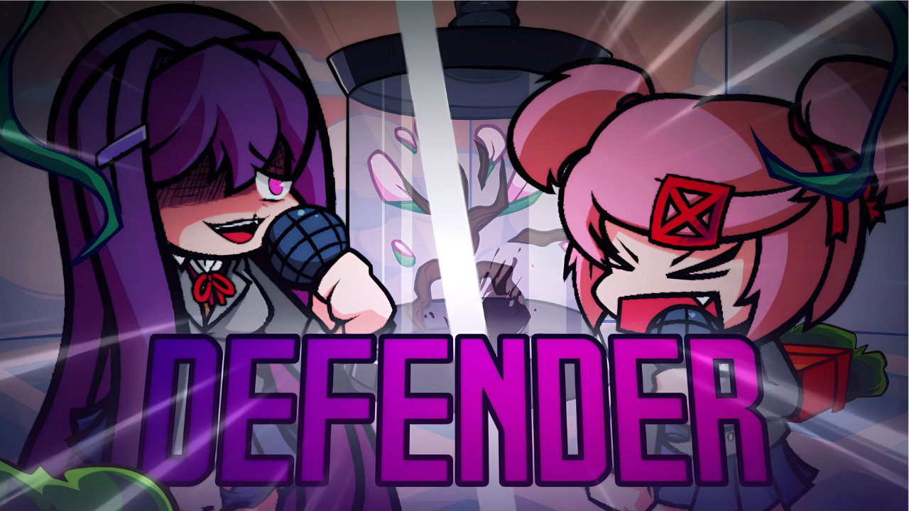FNF Pretender: Yuri & Natsuki Cover Mod for Friday Night Funkin' | FNF Mods