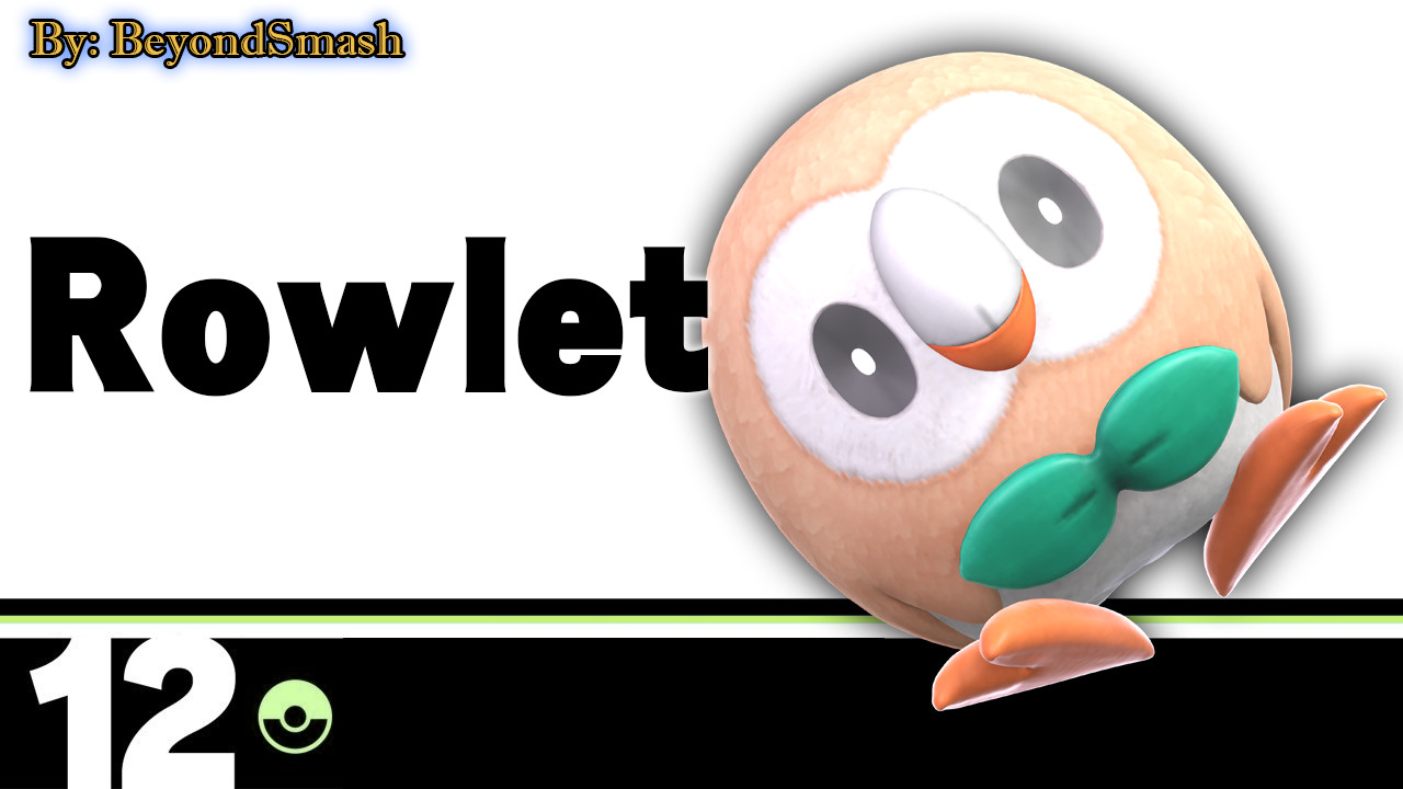 Rowlet v2.1 (Wi-Fi Safe!-All 73 animations) Mod for Super Smash Bros ...