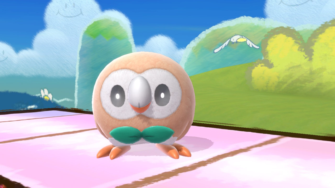 Rowlet v2.1 (Wi-Fi Safe!-All 73 animations) Mod for Super Smash Bros ...