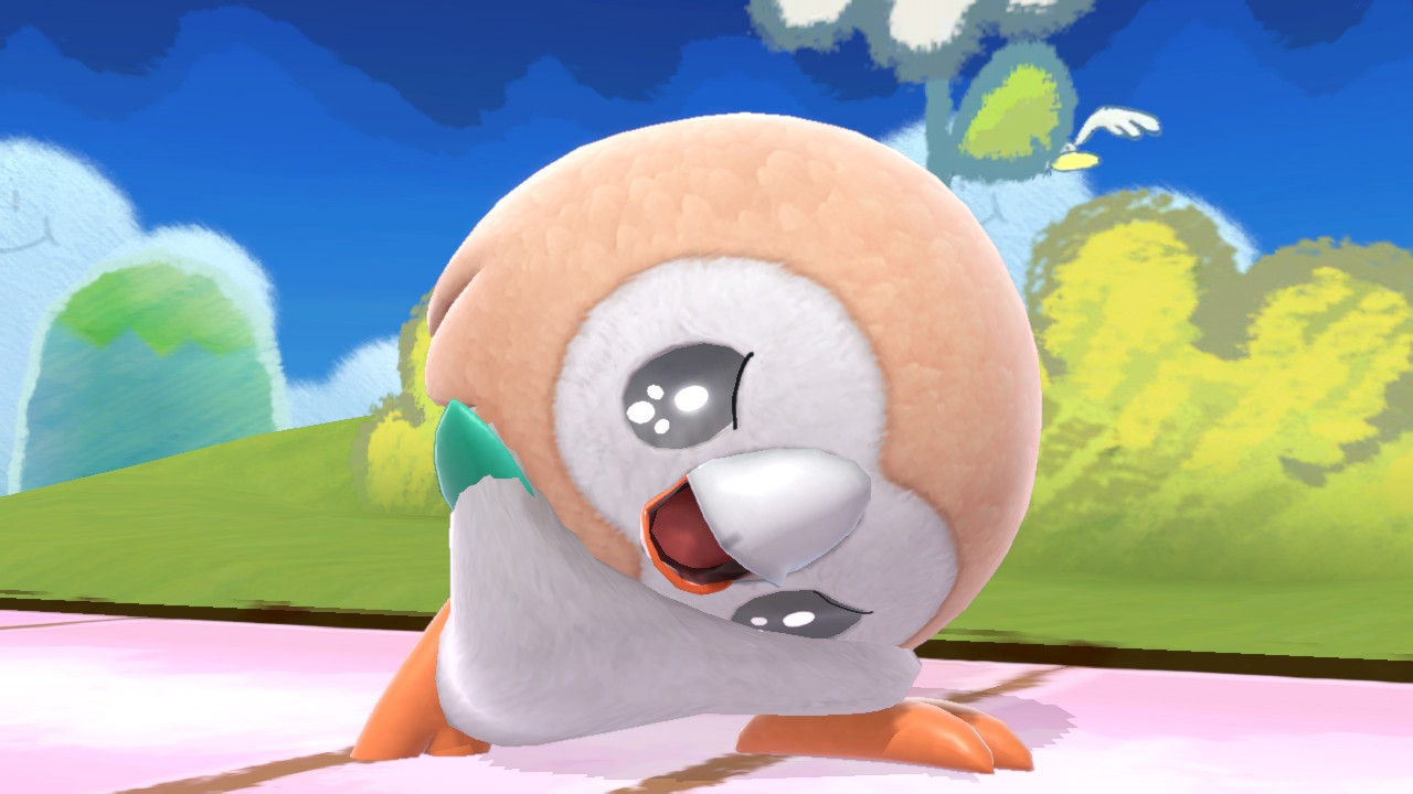 Rowlet v2.1 (Wi-Fi Safe!-All 73 animations) Mod for Super Smash Bros ...