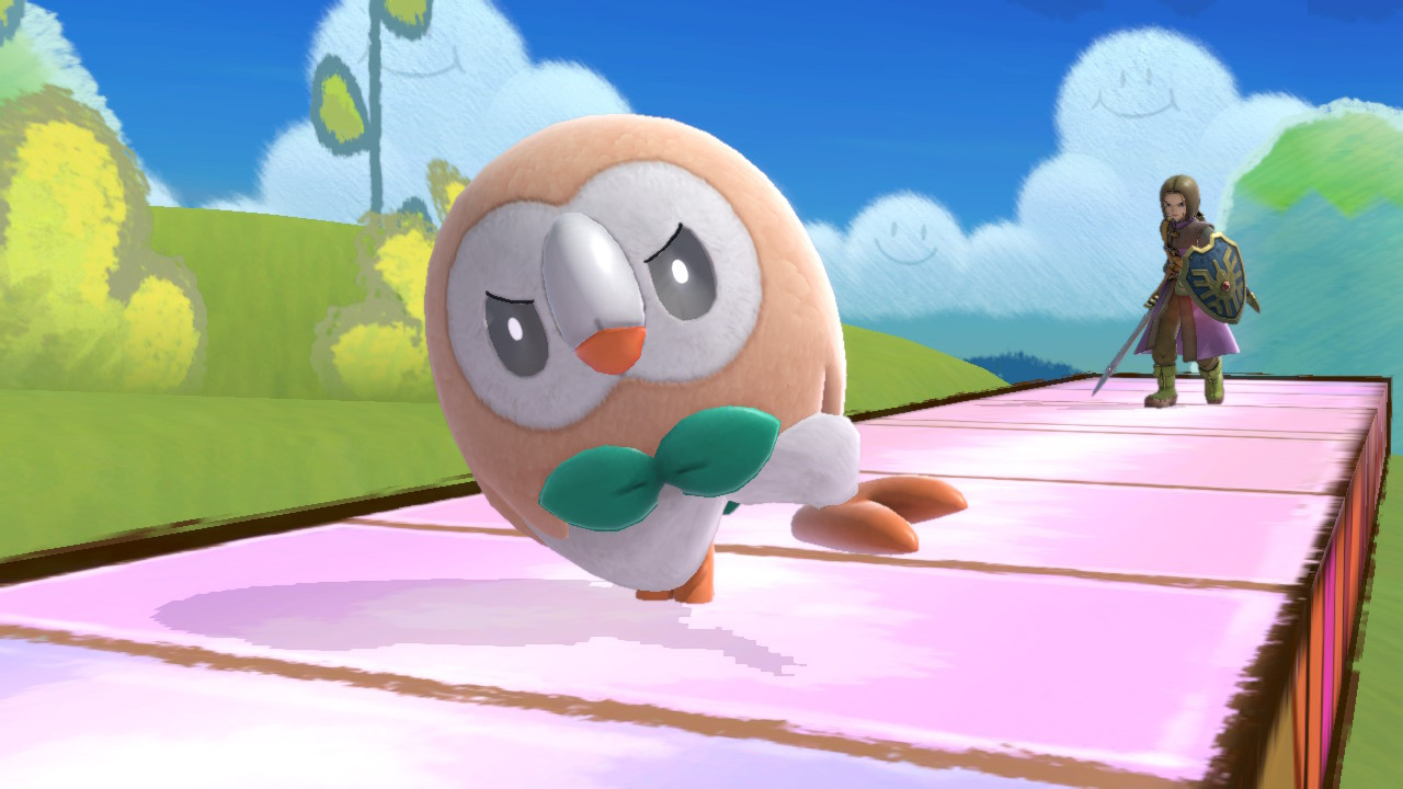Rowlet v2.1 (Wi-Fi Safe!-All 73 animations) Mod for Super Smash Bros ...