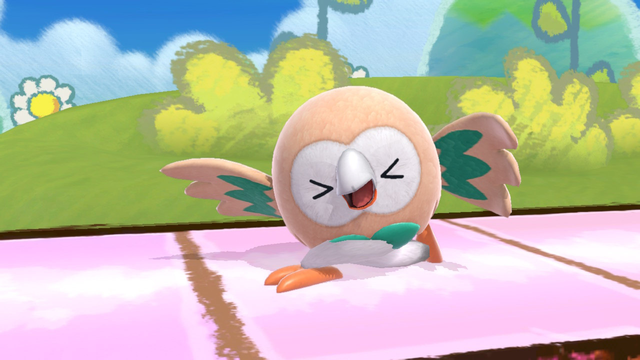Rowlet v2.1 (Wi-Fi Safe!-All 73 animations) Mod for Super Smash Bros ...