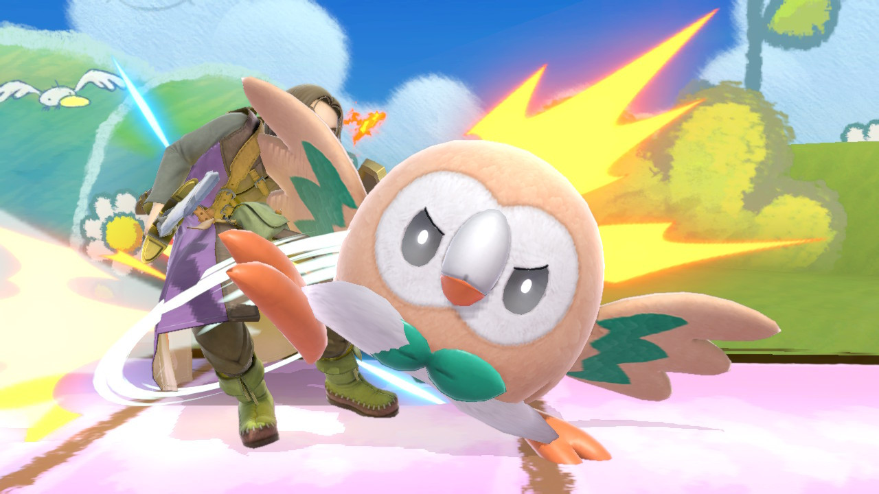 Rowlet v2.1 (Wi-Fi Safe!-All 73 animations) Mod for Super Smash Bros ...