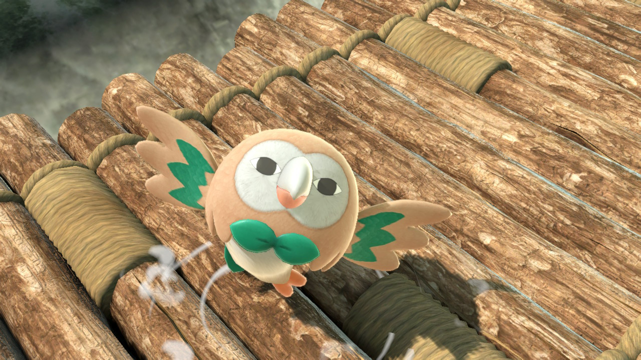 Rowlet v2.1 (Wi-Fi Safe!-All 73 animations) Mod for Super Smash Bros ...