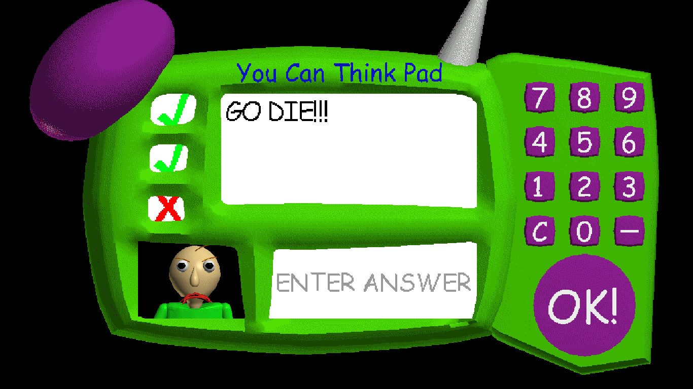 BBIEAL but the code is a complete mess [Baldi's Basics] [Mods]