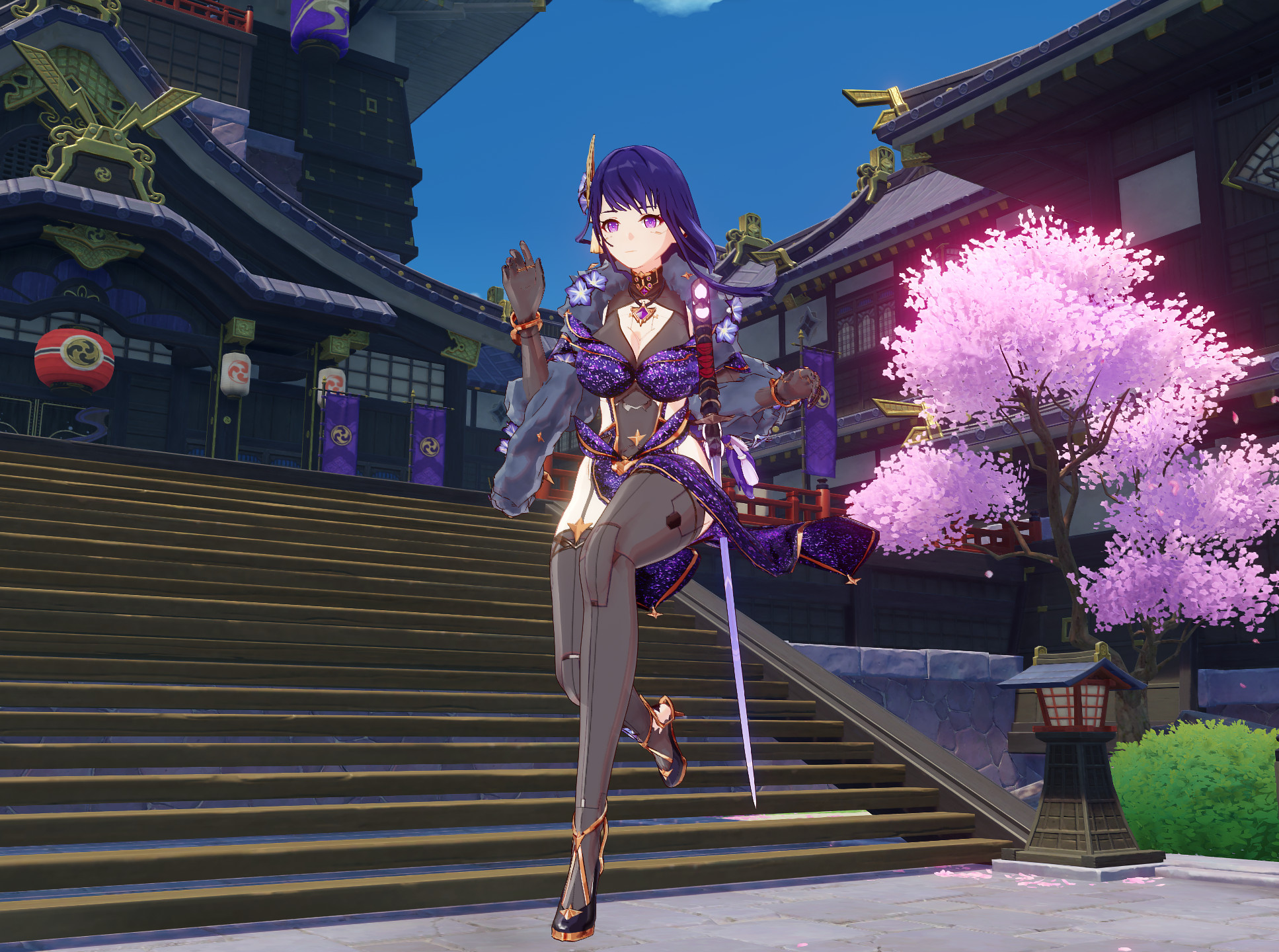 Cyberpunk Raiden Shogun Series Mod for Genshin Impact | GI Mods