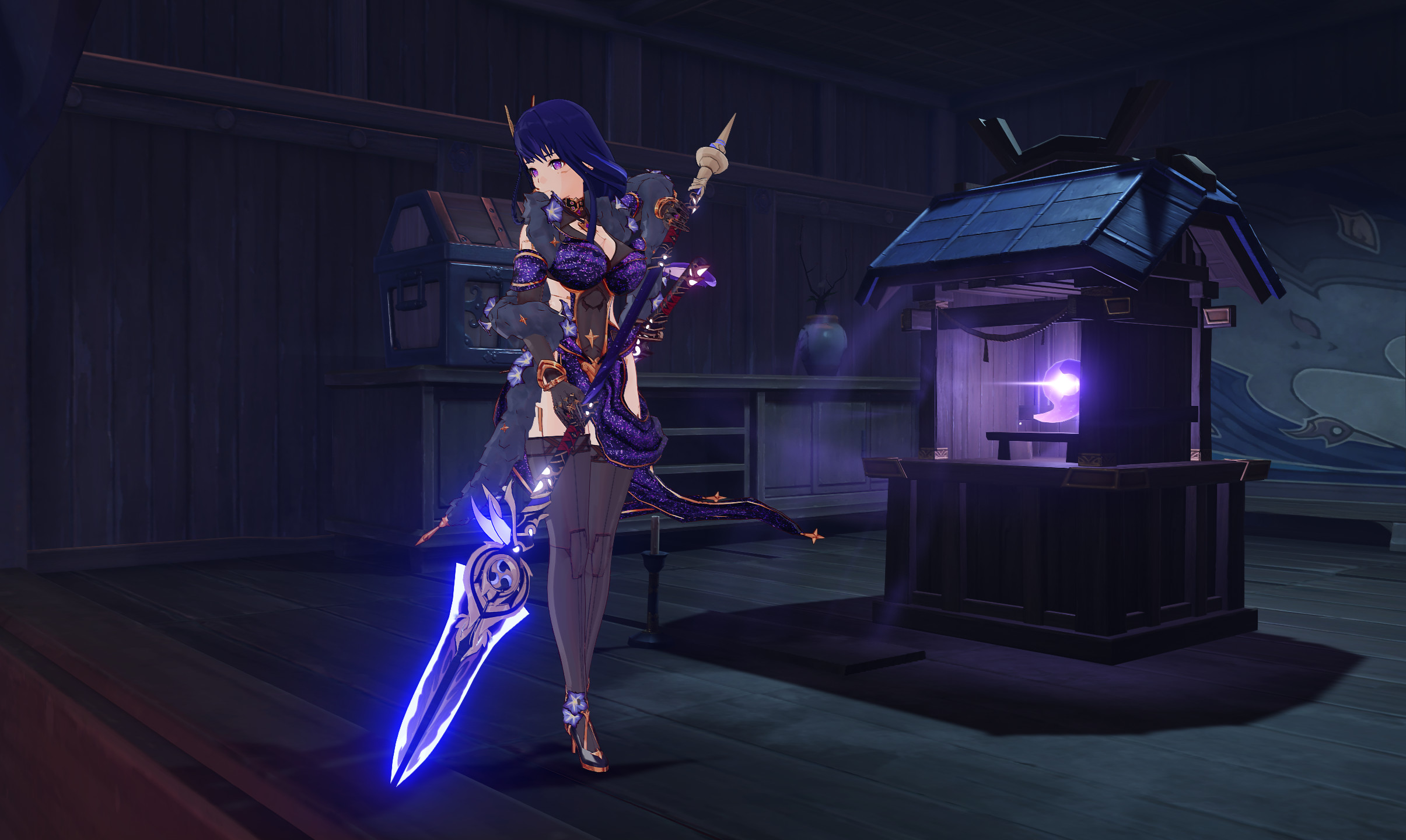 Cyberpunk Raiden Shogun Series Mod for Genshin Impact | GI Mods