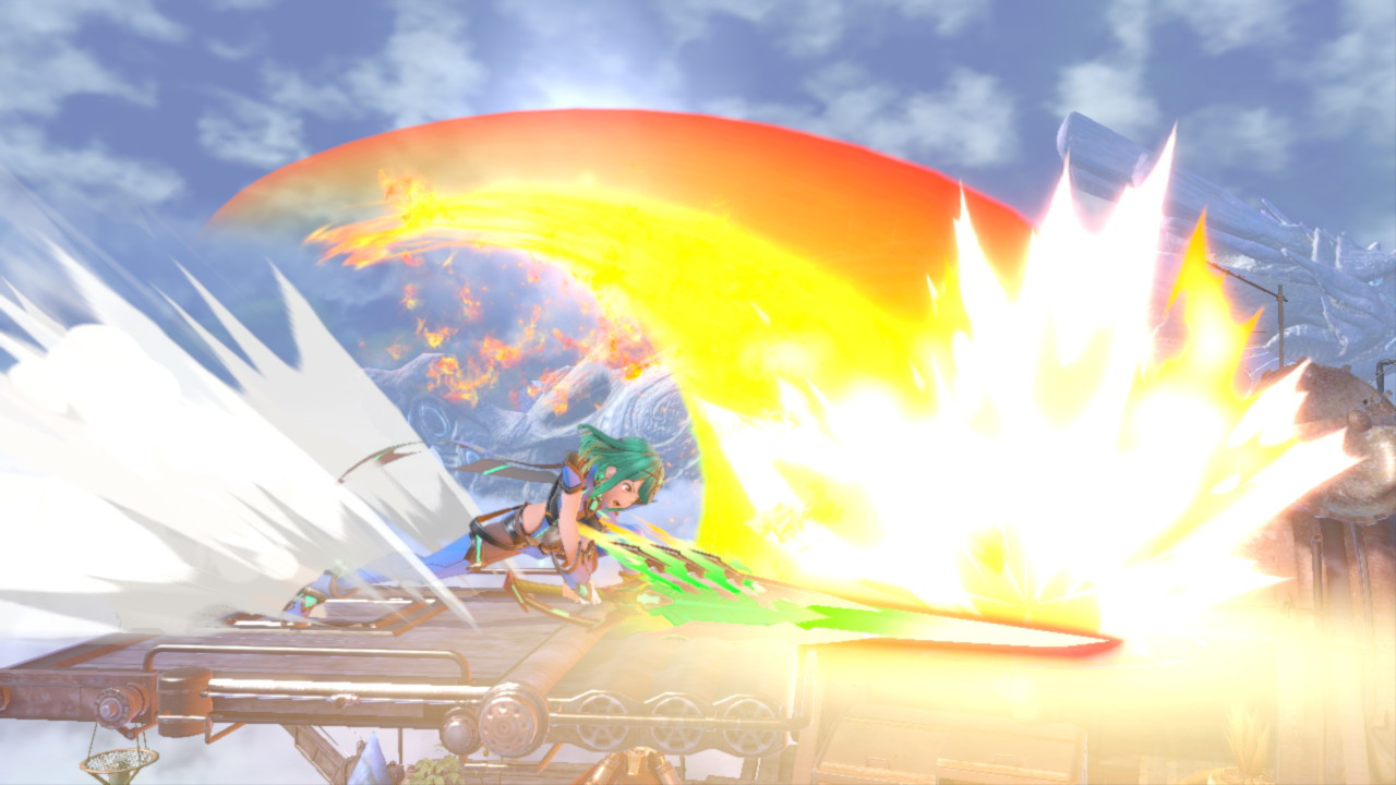 Blue Sky Pyra and Carbon Mythra (With UI) Mod for Super Smash Bros ...