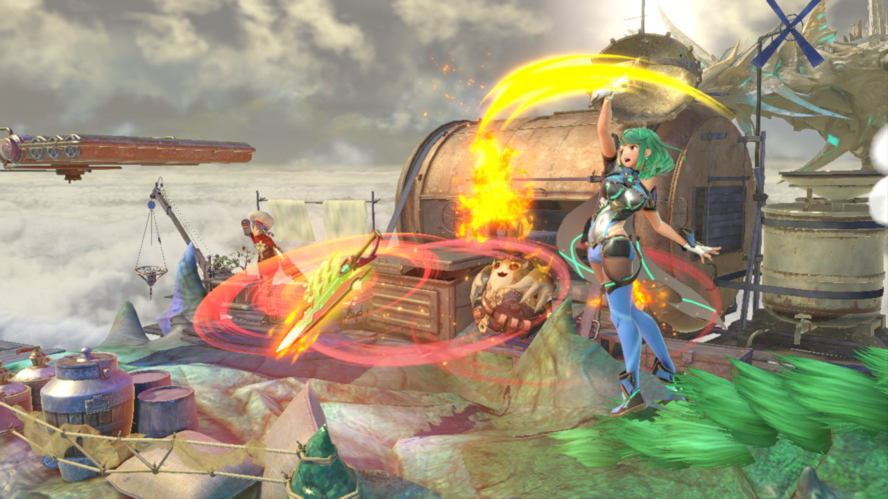 Blue Sky Pyra and Carbon Mythra (With UI) [Super Smash Bros. Ultimate ...