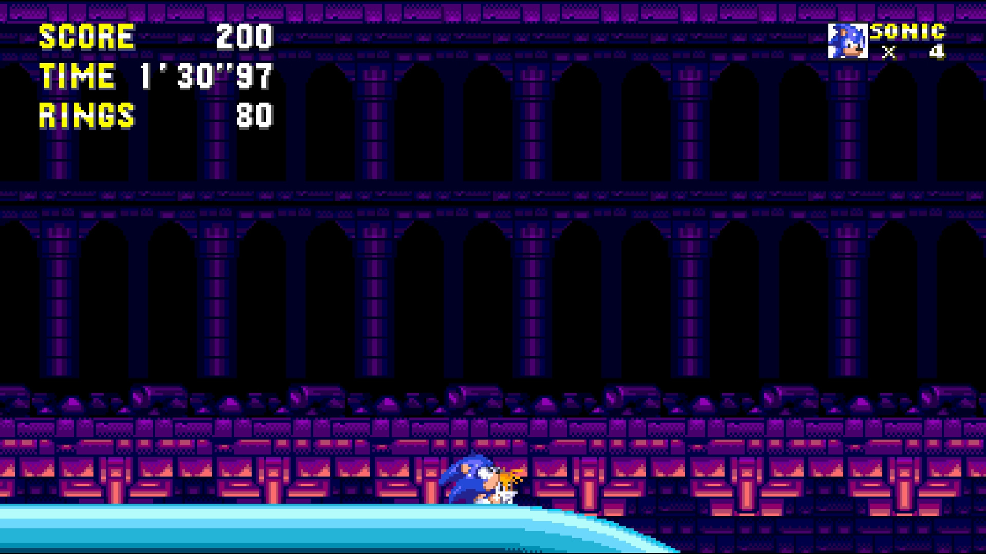 Mania style BG hidrocity palette Mod for Sonic 3 A.I.R. | S3AIR Mods