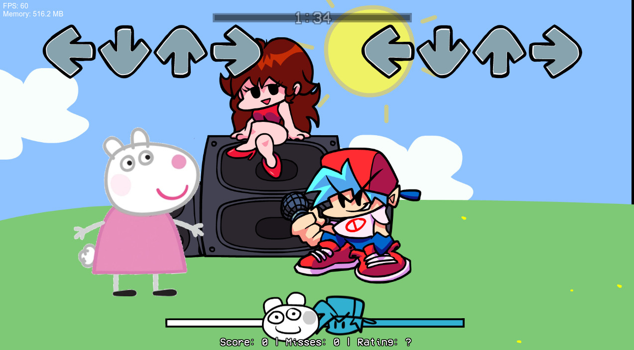 Vs Peppa Pig (2.0) Mod for Friday Night Funkin' | FNF Mods