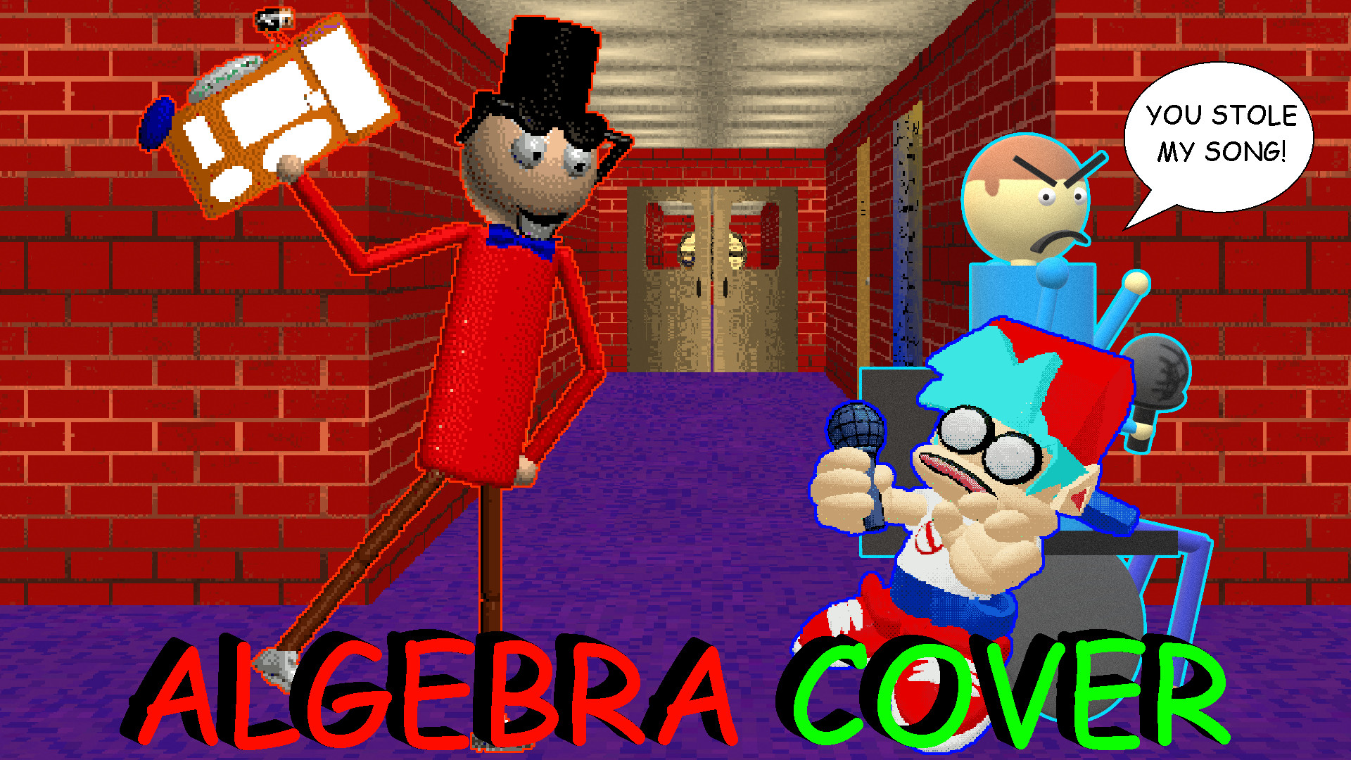 Michael's teachings over algebra. Mod for Friday Night Funkin' | FNF Mods