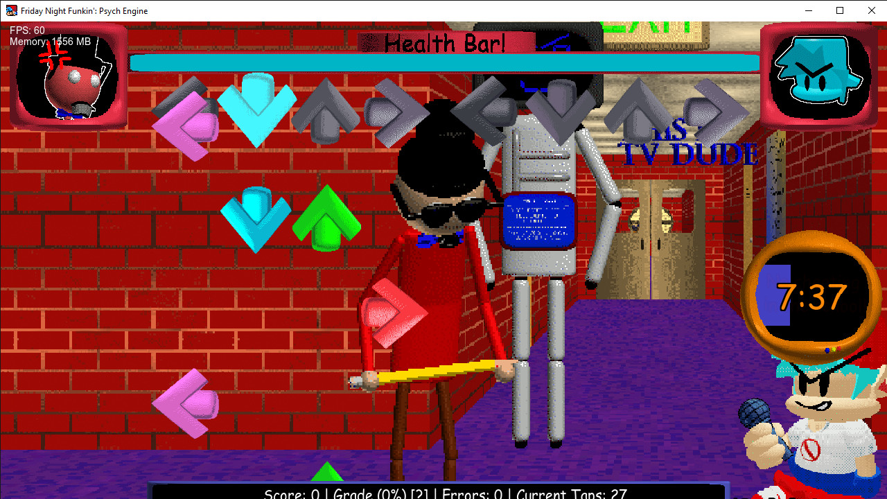 Michael's teachings over algebra. Mod for Friday Night Funkin' | FNF Mods