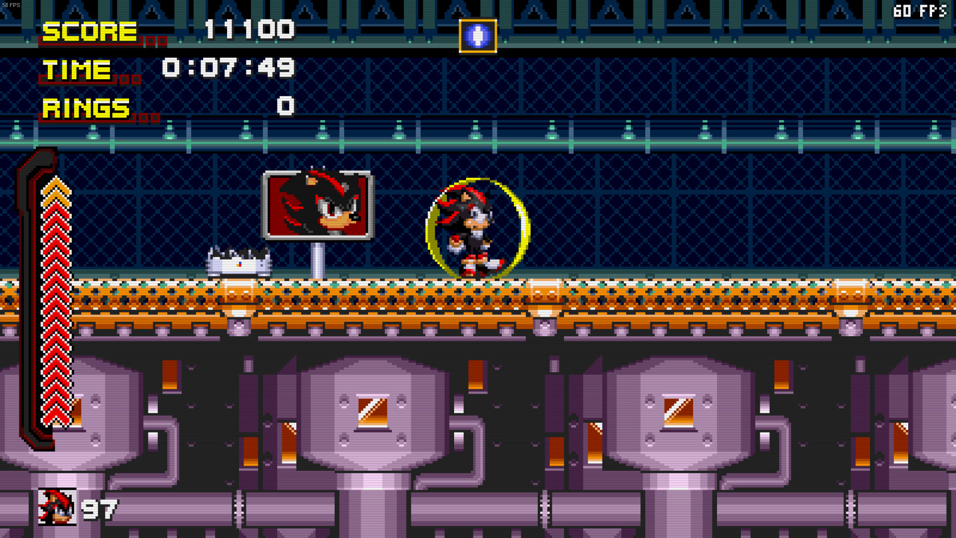 Sonic Megamix 3.0 signpost for Extra Slot Shadow Mod for Sonic 3 A.I.R ...