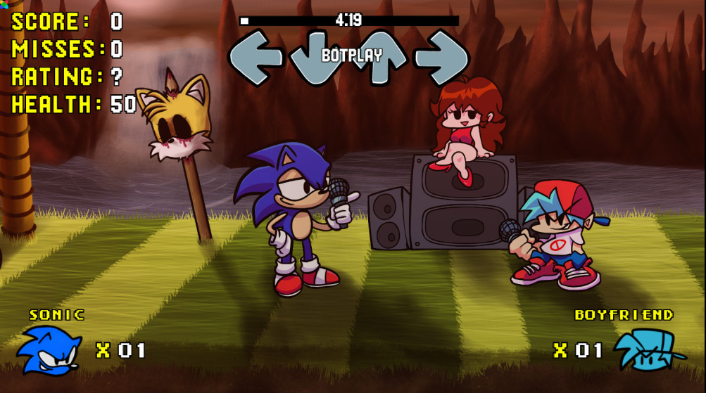 FNF - excommination(demo)(flash warning) Mod for Friday Night Funkin ...