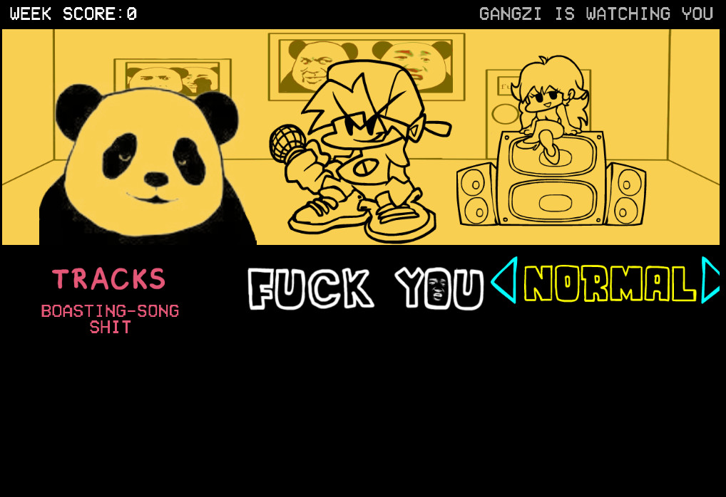 VS panda head V1.1 Mod for Friday Night Funkin' | FNF Mods