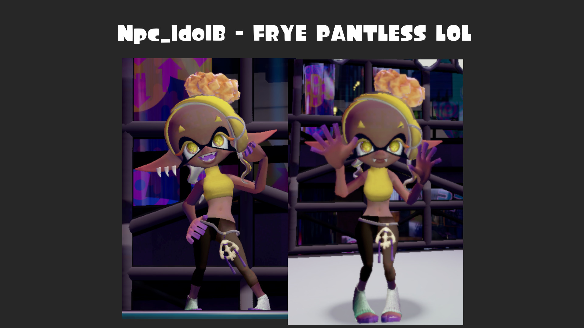 Shiver and Frye as idols! + Big Man Judd Mod for Splatoon | Splatoon Mods