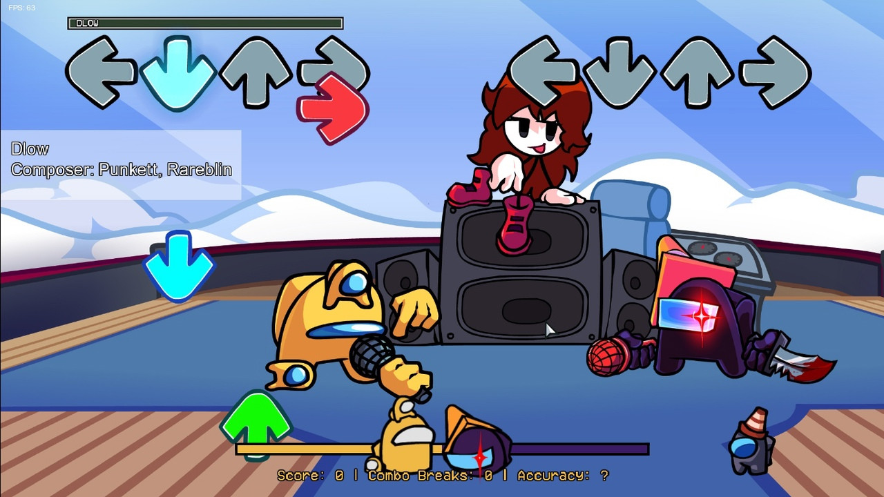 MiniCrewmate Gray (VS Impostor) Mod for Friday Night Funkin' | FNF Mods