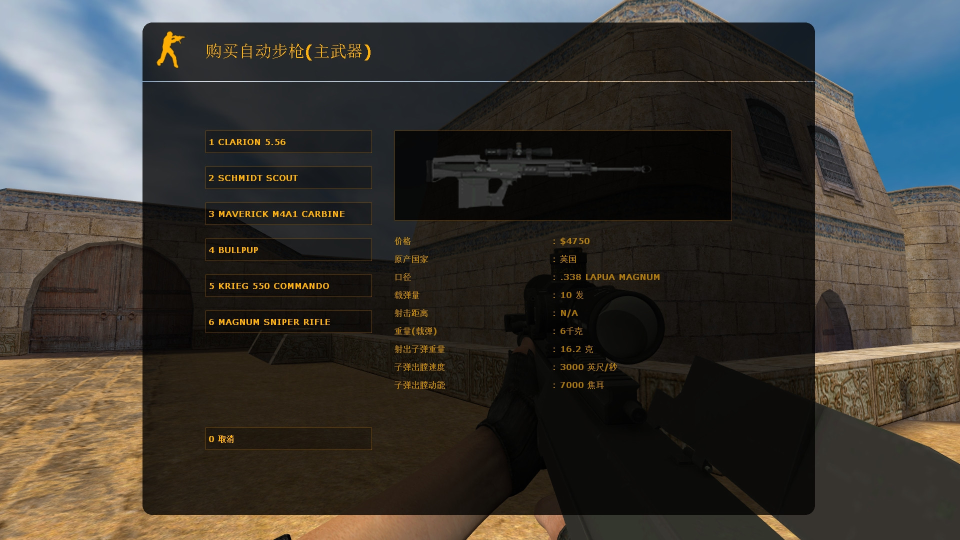 Gepard GM6 Lynx Bullpup Anti-Materiel Rifle Mod for Counter-Strike 1.6 ...