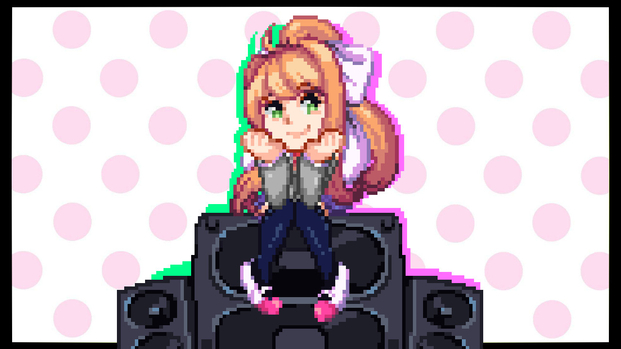 Monika speakersss [Friday Night Funkin'] [Mods]