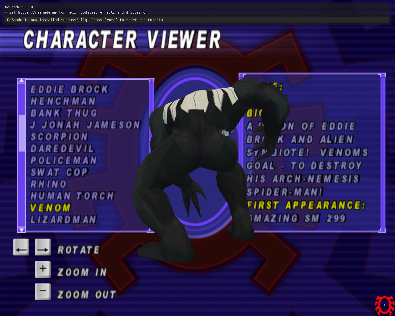 Venom (Spectacular Spider-Man) Mod for Spider-Man 2000 | SM2000 Mods