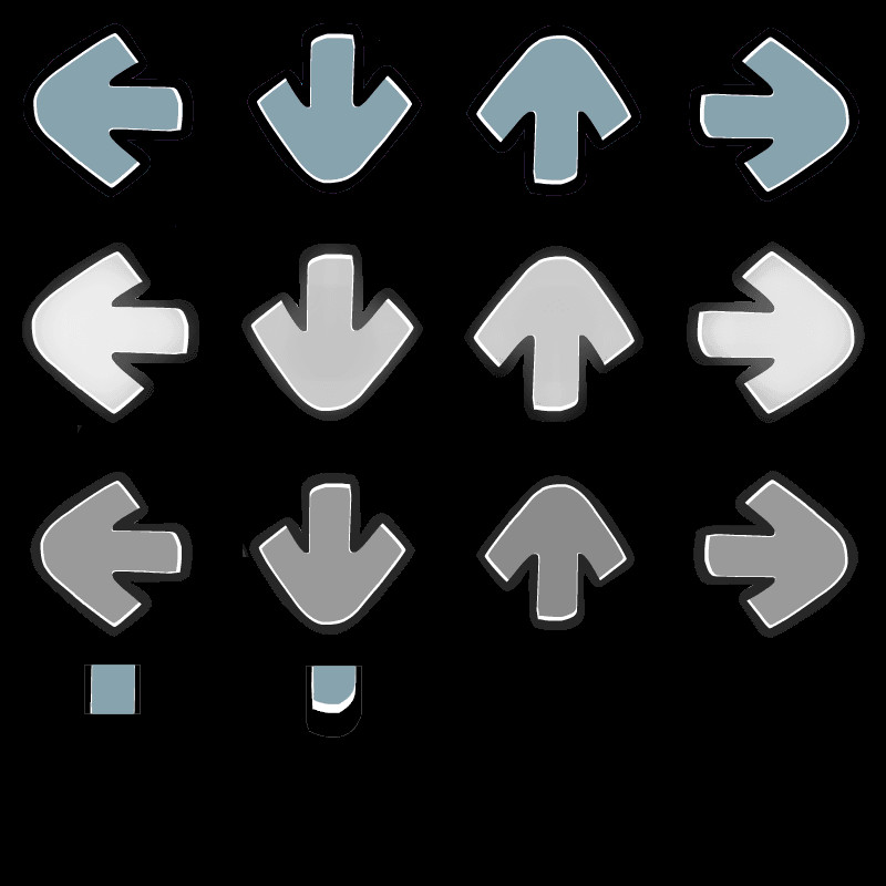 Receptor notes. [Friday Night Funkin'] [Mods]