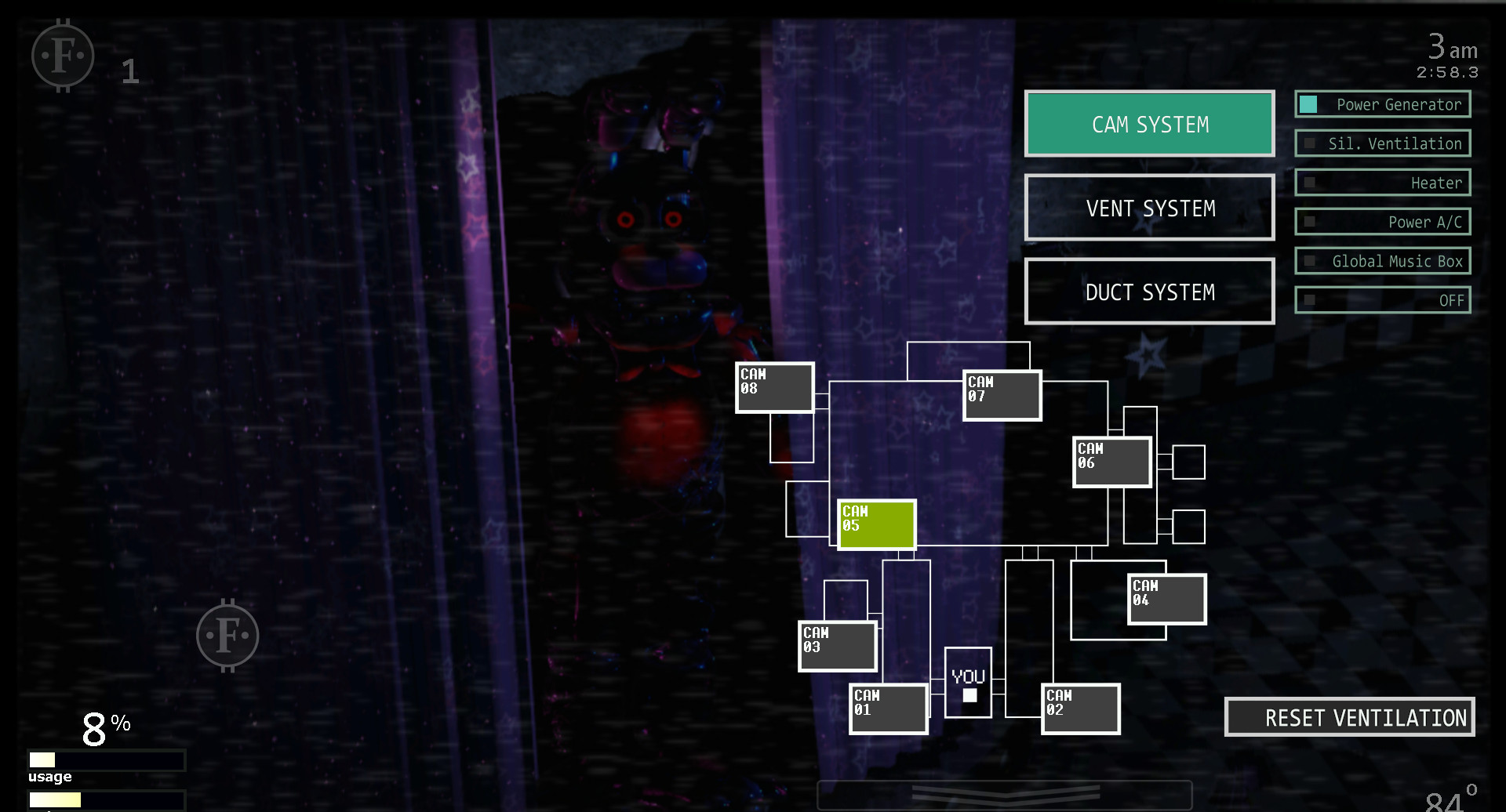 BlackHeart Bonnie in UCN [Ultimate Custom Night] [Mods]