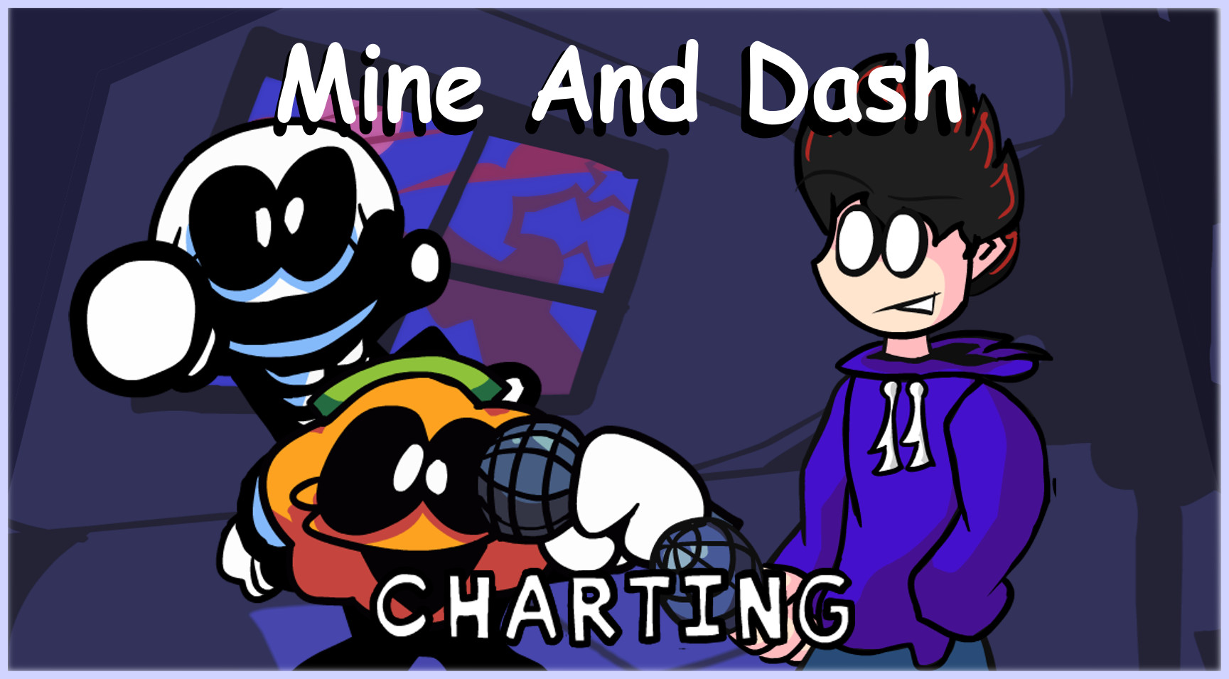 Mine and Dash Fanmade Charting Mod for Friday Night Funkin' | FNF Mods