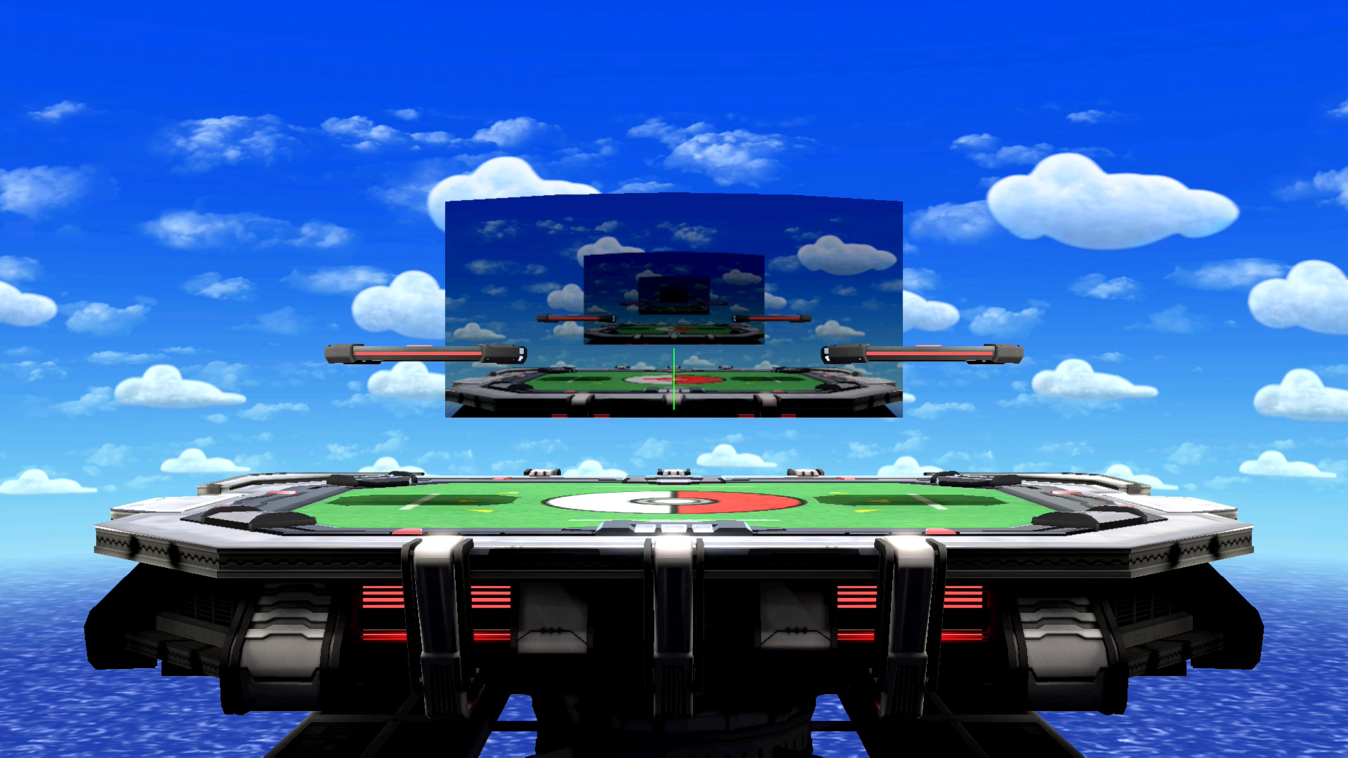 Stage Pokémon Stadium But Less Distracting Mod for Super Smash Bros ...