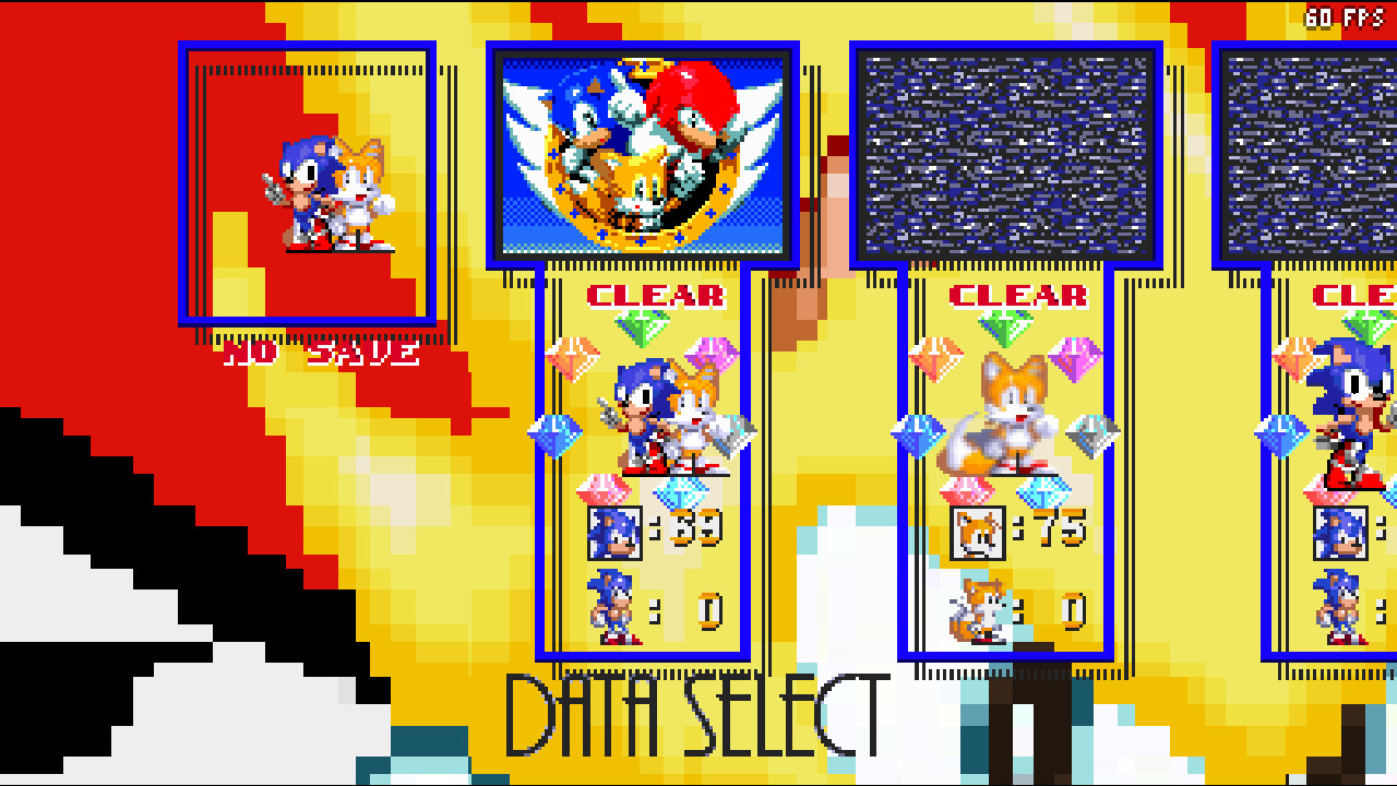 Data select modded Mod for Sonic 3 A.I.R. | S3AIR Mods