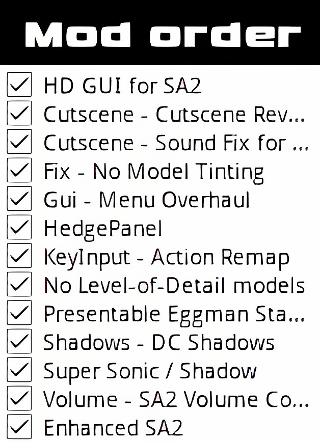 Ultimate SA2 [Sonic Adventure 2] [Mods]