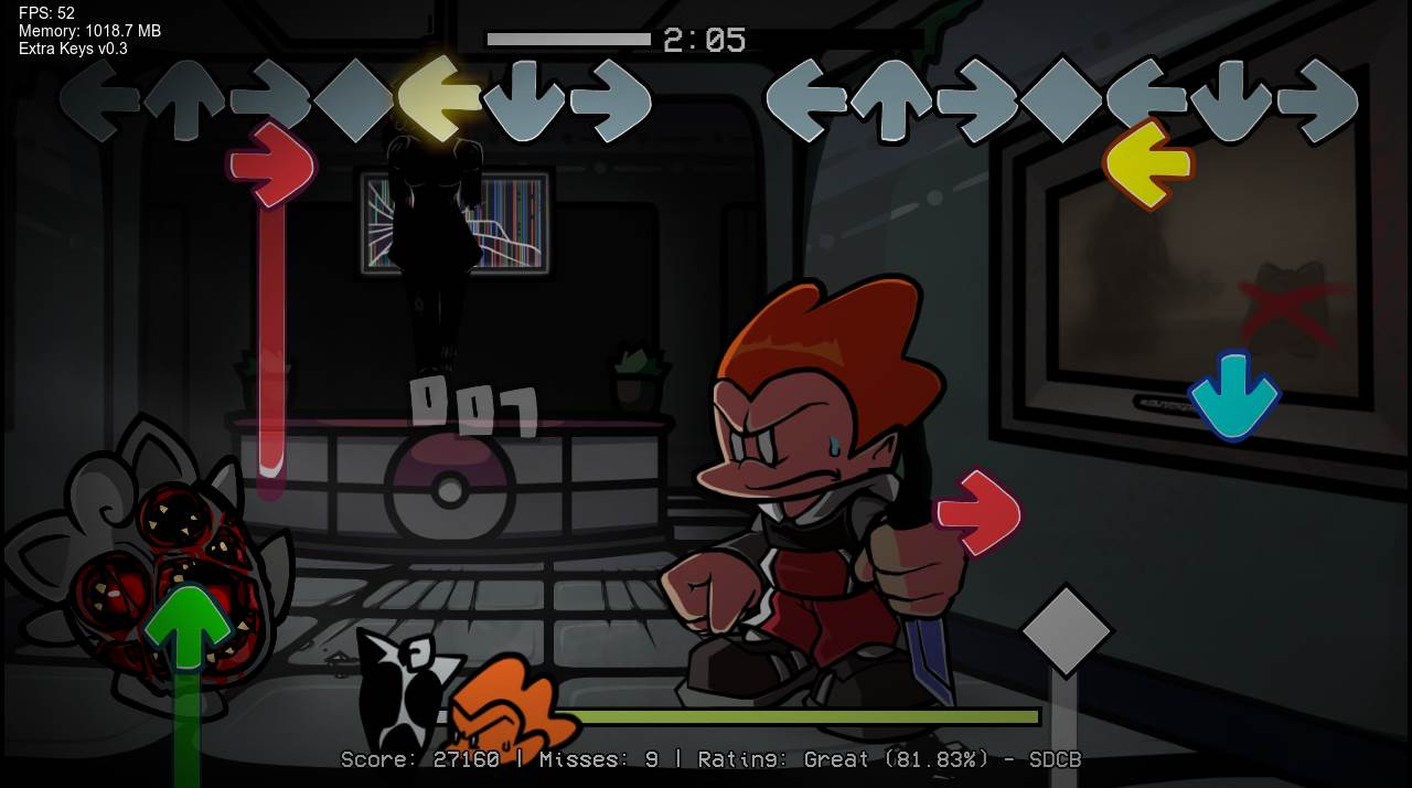 My Psych Engine Extra Keys Charts Collection Mod for Friday Night ...