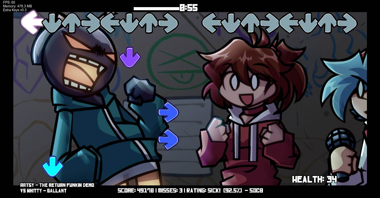 My Psych Engine Extra Keys Charts Collection Mod for Friday Night ...