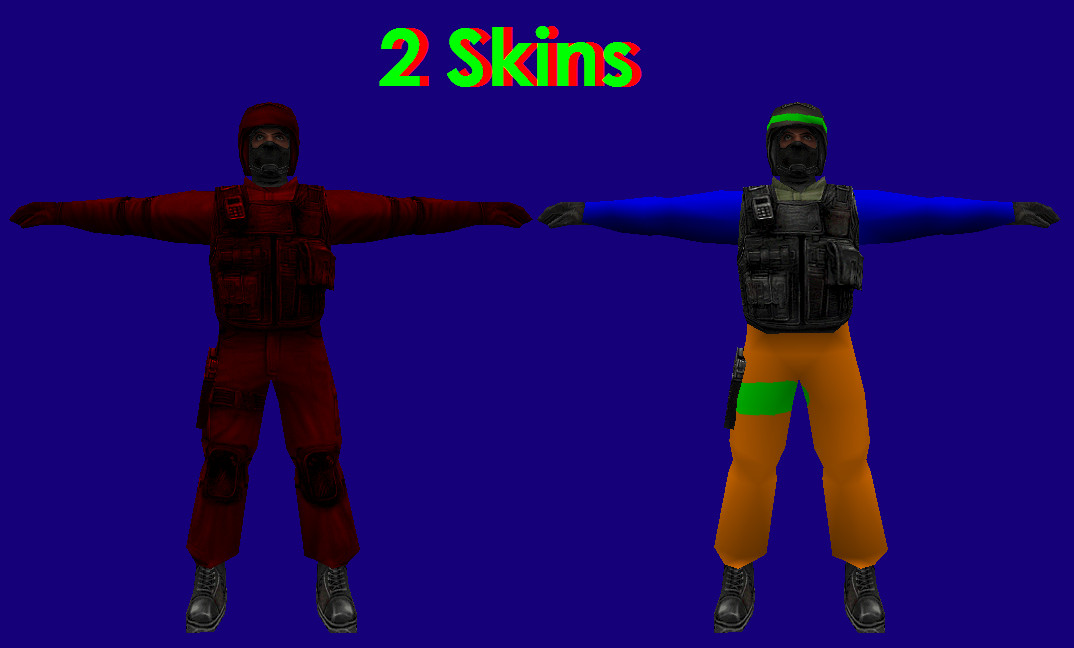2 Urban Skins Mod for Counter-Strike 1.6 | CS1.6 Mods