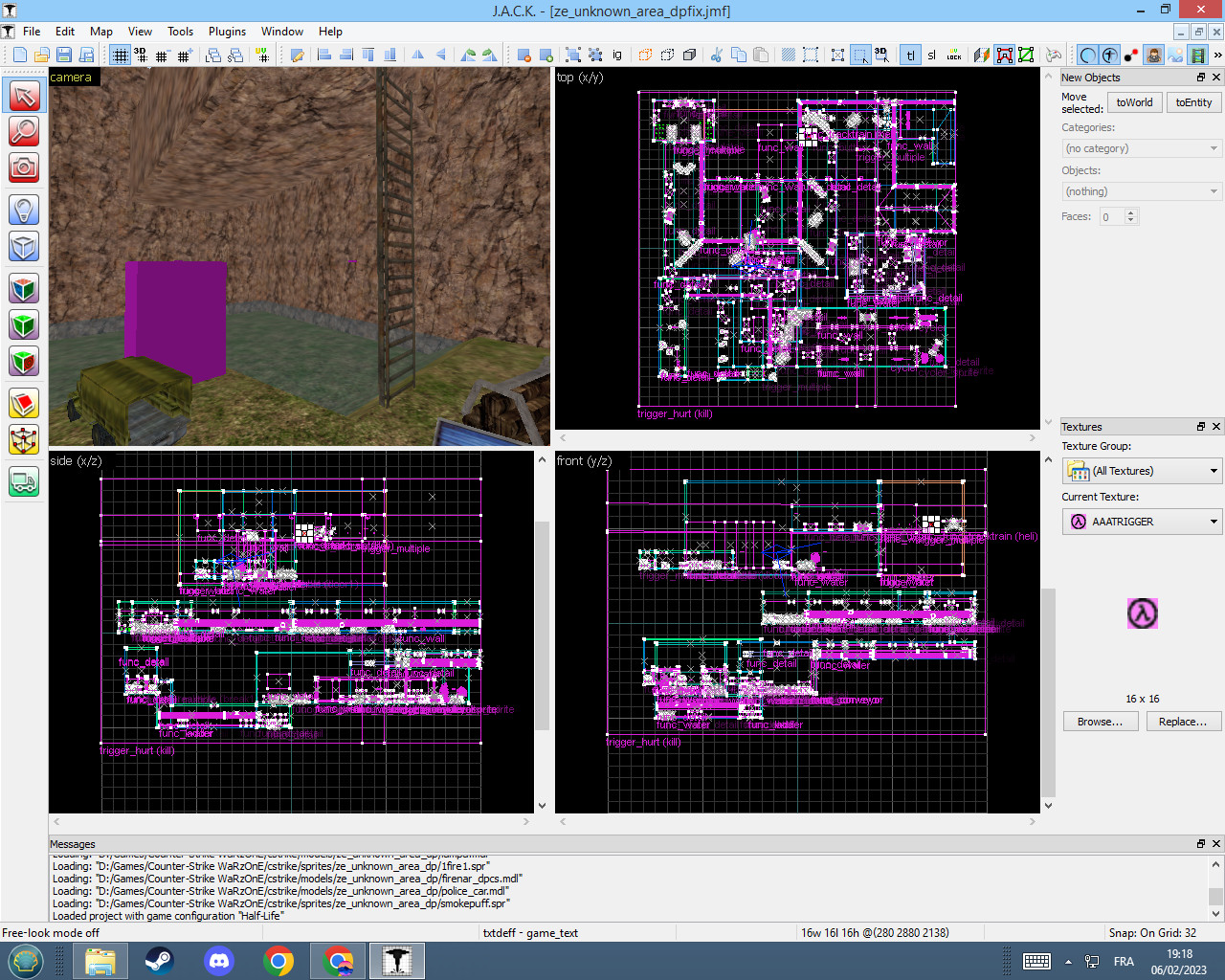 ze_unknown_area [.JMF + .WAD] Mod for Counter-Strike 1.6 | CS1.6 Mods
