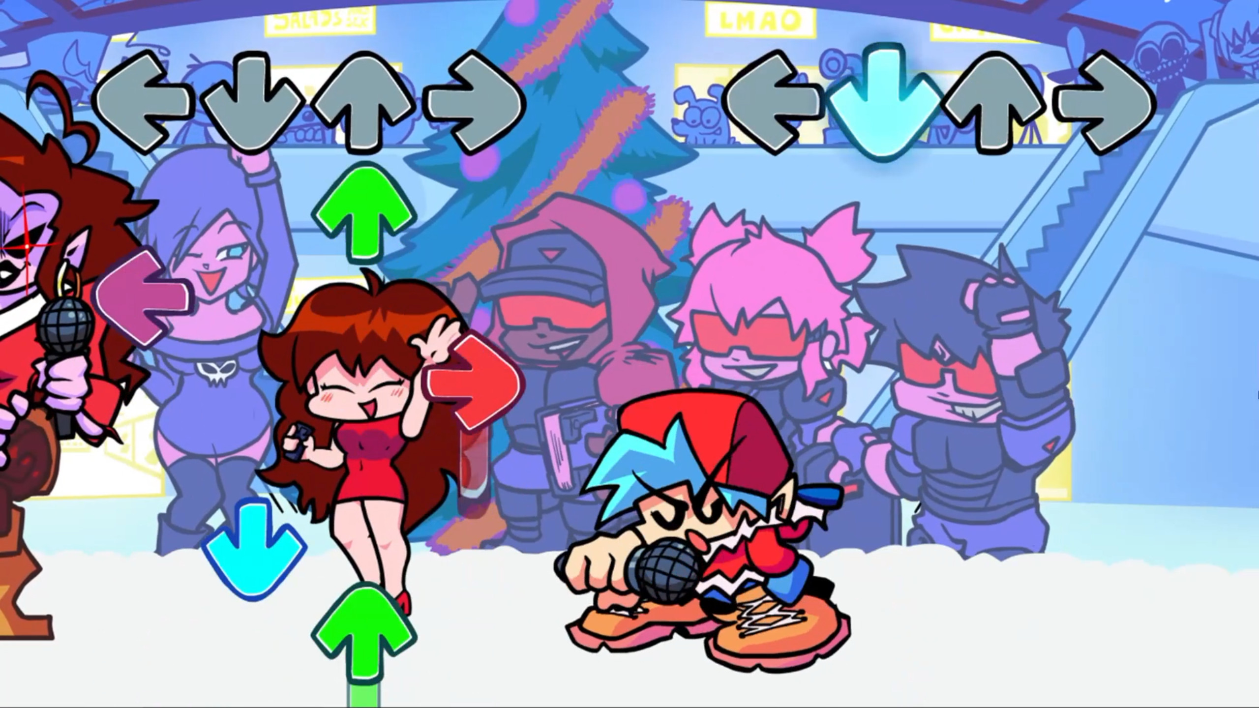 GF but she is standing+fla Mod for Friday Night Funkin' | FNF Mods