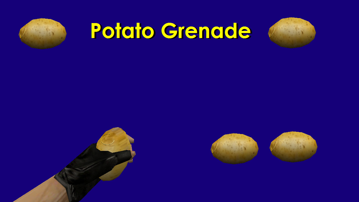 Potato Grenade Mod for Counter-Strike 1.6 | CS1.6 Mods