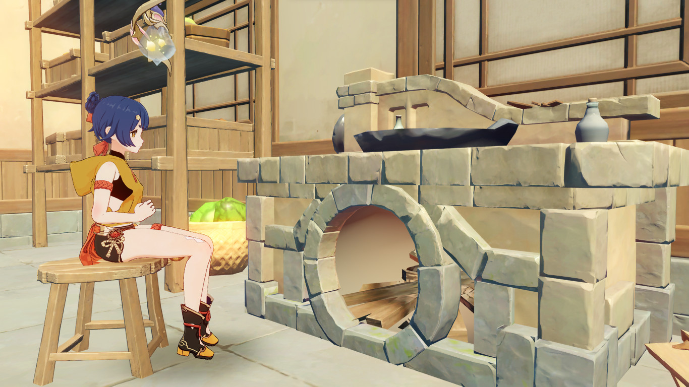 Modern Xiangling - Togglable Hoodie Mod for Genshin Impact | GI Mods