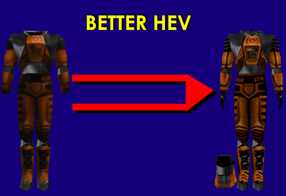 Better HEV Suit Mod for Half-Life | HL Mods